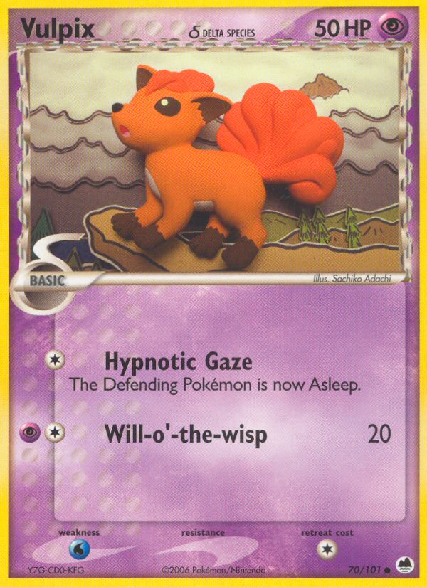 Check de actuele waarde van je Vulpix δ Pokemon kaart uit de Dragon Frontiers set.