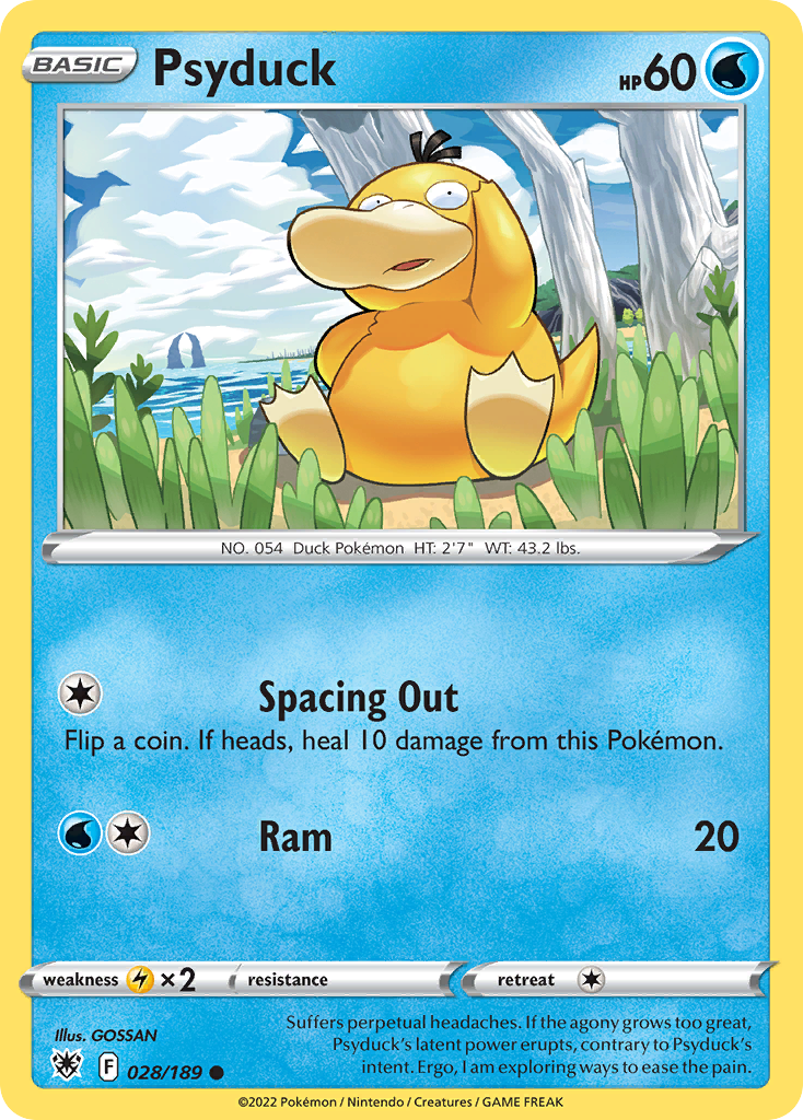 Bestudeer de huidige waarde van uw Psyduck Pokemon kaart uit de Astral ...