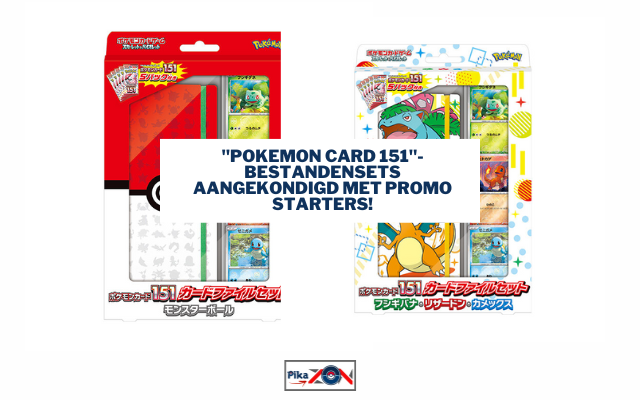 "Pokemon Card 151"-bestandensets aangekondigd met Promo Starters ...